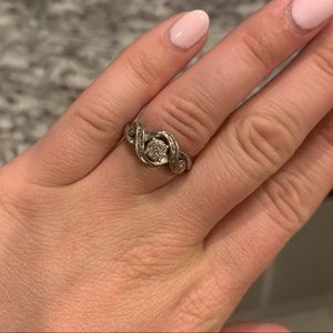 Kay Jewelers Jewelry | Kay Jewler Diamond Infinity Heart Ring | Poshmark